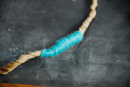 Paper Bag Rope Garland | Family Chic