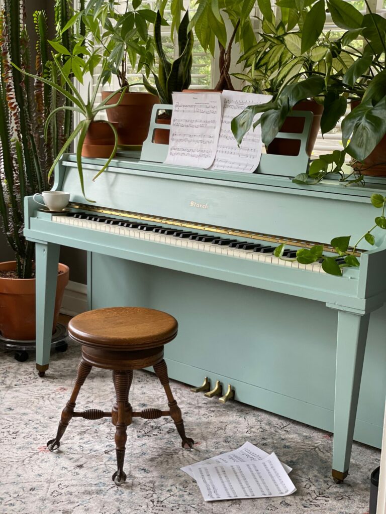Painted Piano | Family Chic