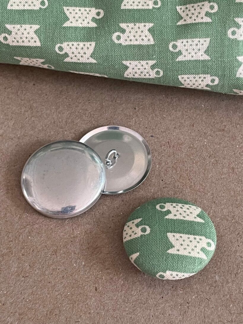 Vintage Fabric Button Wreath | Family Chic